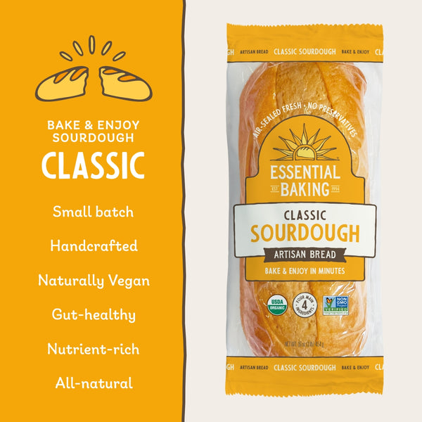 Organic Sourdough Bread - Artisan Classic Bake Loaf – The Essential ...